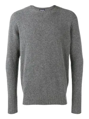 DRUMOHR Drumohr Crew Neck Knit Pullover Gray
