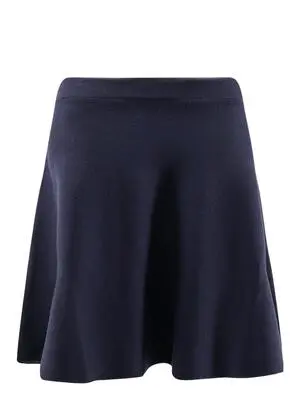 Max Mara Cotton And Viscose Crêpe Miniskirt - Black