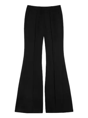 JIL SANDER Wide Leg Trousers - Black