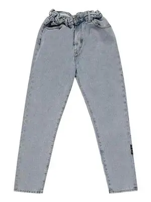 Off-White Belted Slim-fit Jeans - Green