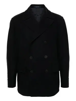 TAGLIATORE Tagliatore Double-Breasted Peaked Lapel Casual Jacket