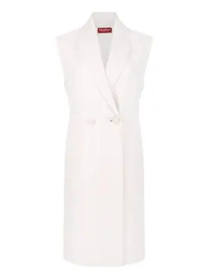 Max Mara Zena Sleeveless Gilet - White