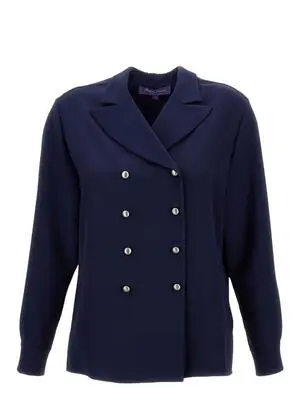 RALPH LAUREN Ralph Lauren Double-Breasted Tailored Shirt