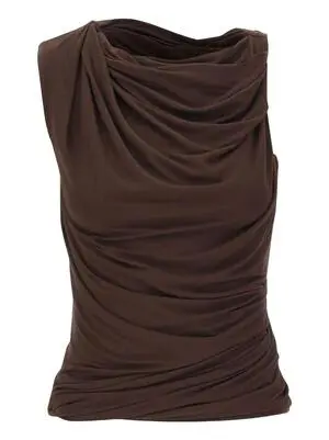 ENTIRE STUDIOS Entire Studios Draped Sleeveless Top