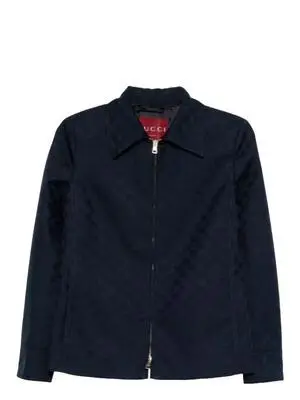 Gucci Gucci Monogrammed Zip-Up Jacket No