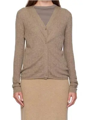LISA YANG Rib-knit Cashmere Cardigan - No