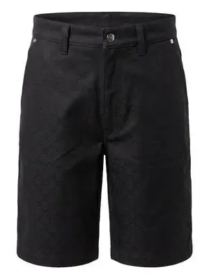 Gucci Gg Jacquard Tailored Shorts - Black