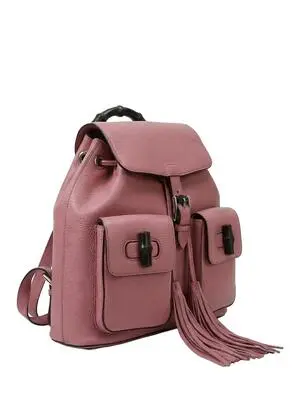 Gucci Bamboo Tassel Backpack - Pink