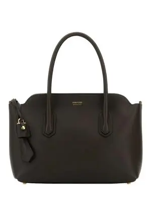 TOM FORD Alexander Medium Top Handle Tote Bag - Black