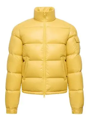 Moncler Levitha Hooded Short Down Jacket - Yellow