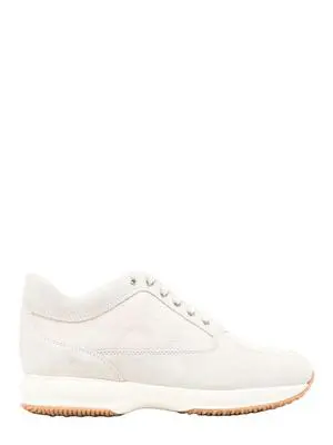 Hogan Hogan Interactive Lace-Up Sneakers White