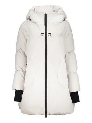 Herno Hooded Quilted Coat - Ivory