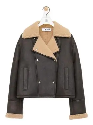 Loewe Loewe Shearling Jacket Black