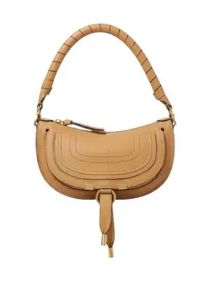 Chloé Chloé Marcie Mini Shoulder Bag Bleached Brown