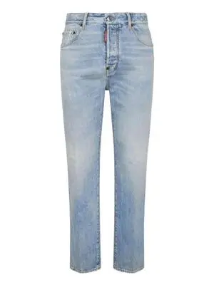 Dsquared2 642 Straight-leg Jeans - Light Blue