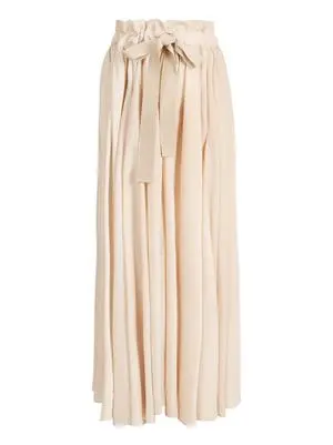 PATOU Patou Ribbon Maxi Skirt Beige