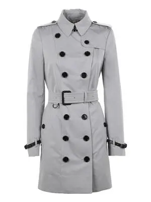 Burberry Double-breasted Trench Coat - Gray