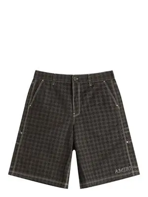 Amiri Ma Quad Monogram Work Shorts - Black