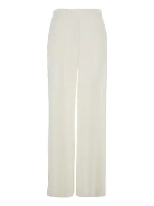 P.a.r.o.s.h Wide-leg Palazzo Pants - White