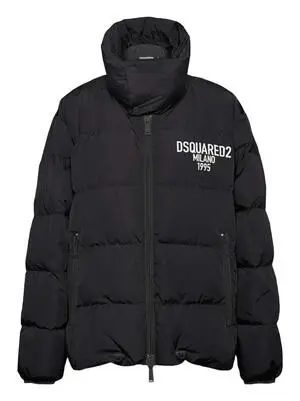 Dsquared2 Padded Logo Down Jacket - Black