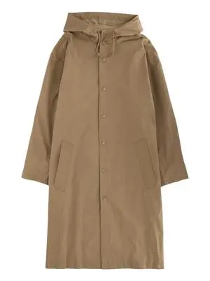 A.p.c. Long Hooded Coat - Brown