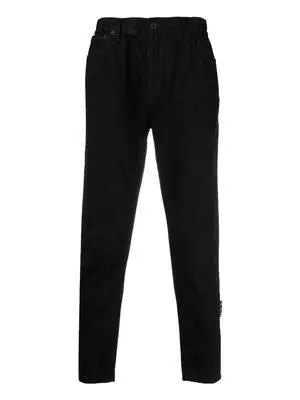 Off-White Belted Straight-leg Jeans - Black