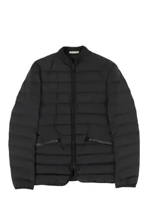Emporio Armani Zip-up Quilted Jacket - Black