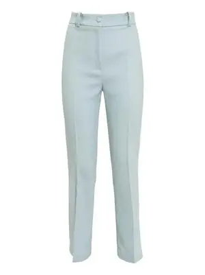 HEBE STUDIO Tailored High-waist Trousers - Green