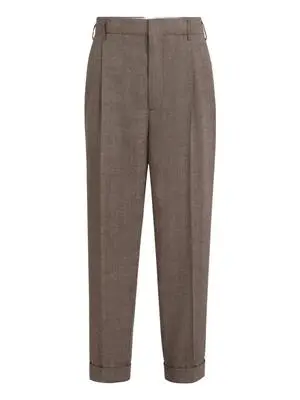 Brunello Cucinelli Brunello Cucinelli Pleated Trousers Hazelnut Color