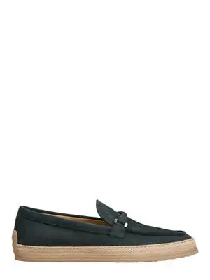 TOD'S Suede Loafers - Black