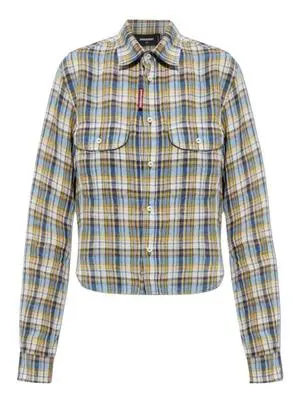 Dsquared2 Plaid Buttoned Shirt - Multicolor