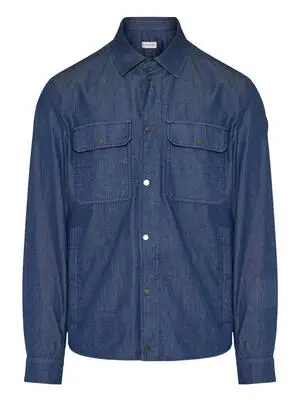 Moncler Denim Shirt Jacket - Dark Blue