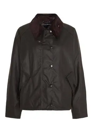 Barbour Long-sleeved Casual Jacket With Classic Collar And Pockets - Black