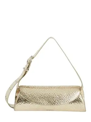 JIL SANDER Jil Sander Logo Lettering Shoulder Bag Platinum Color