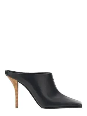 Alaïa Square-toe High-heeled Mules - Black