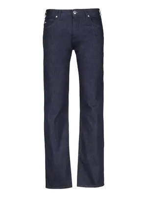 Emporio Armani Emporio Armani Dark Wash Straight Leg Jeans Dark Blue
