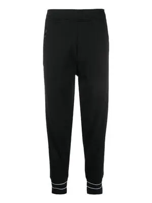 Neil Barrett Elastic Waist-edge Sweatpants - Black