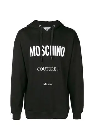 Moschino Hooded Sweater - Black