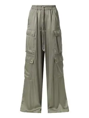 Rick Owens Drawstring Cargo Sweatpants - Gray