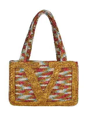 Valentino Garavani Viva Superstar Crochet Tote Bag - Brown
