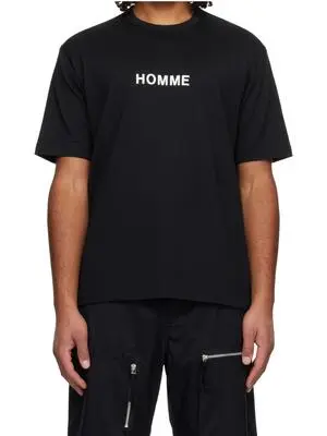 Comme Des Garçons Logo Short-sleeve T-shirt - Black