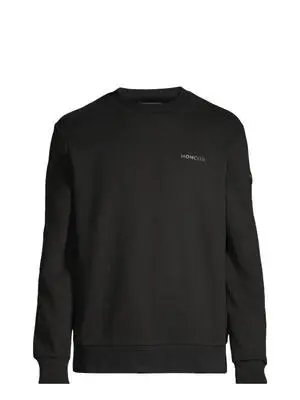 Moncler Long Sleeve Crewneck Sweatshirt - Black