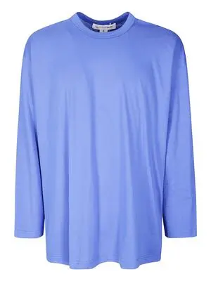 Comme Des Garçons Long Sleeve Crewneck T-shirt - Blue