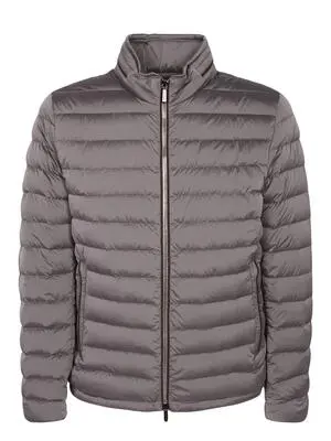MOORER Long Sleeve Down Jacket - Grey