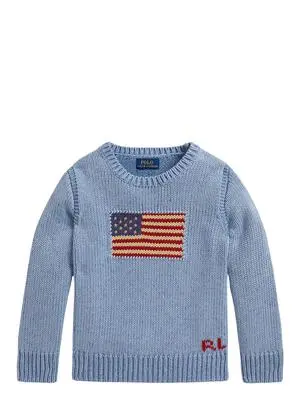 Polo Ralph Lauren Crew Neck Knitted Sweater - Blue