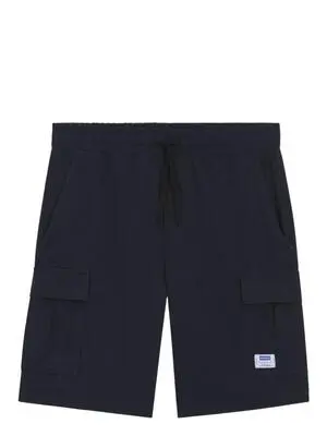 Hugo Boss Drawstring Cargo Shorts - Dark Blue