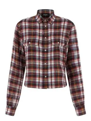 Dsquared2 Check Buttoned Shirt - Multicolor
