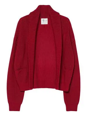 FORTE_FORTE Forte Forte Merino Wool Shawl Collar Cardigan
