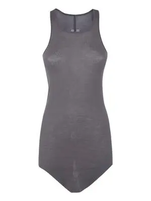 Rick Owens Rick Owens Sleeveless Racerback Tank Top Gray