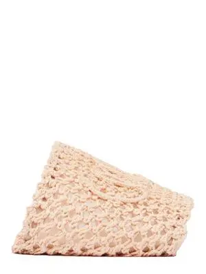 Chloé Open-toe Crocheted Slides - Nude